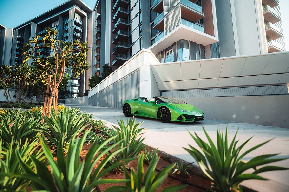 Lamborghini Huracan EVO Spyder For Rent Dubai | Octane Car Rental