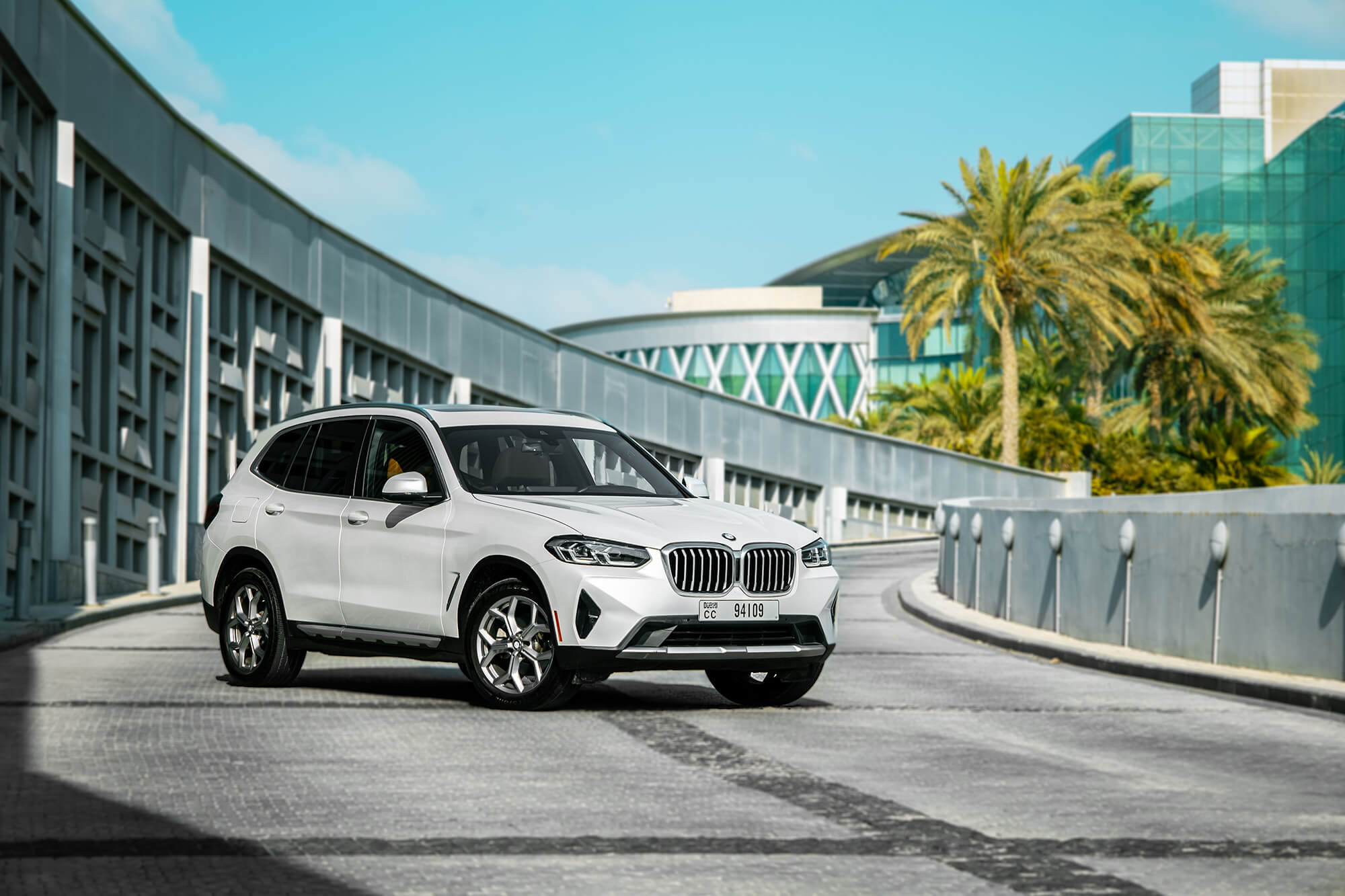 Rent BMW X3 White in Dubai - SUV - Octane Luxury Car Rental Dubai